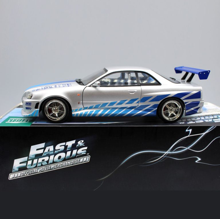 NISSAN BRIAN'S SKYLINE GT-R (R34) 1:18 - FAST & FURIOUS - GREENLIGHT ...