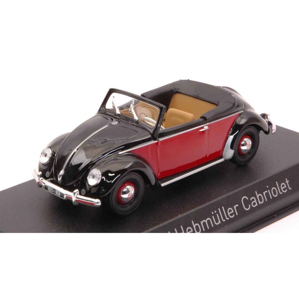 VOLKSWAGEN HEBMULLER 1949 BLACK & RED 1:43 - NOREV cod.NV840021 ...