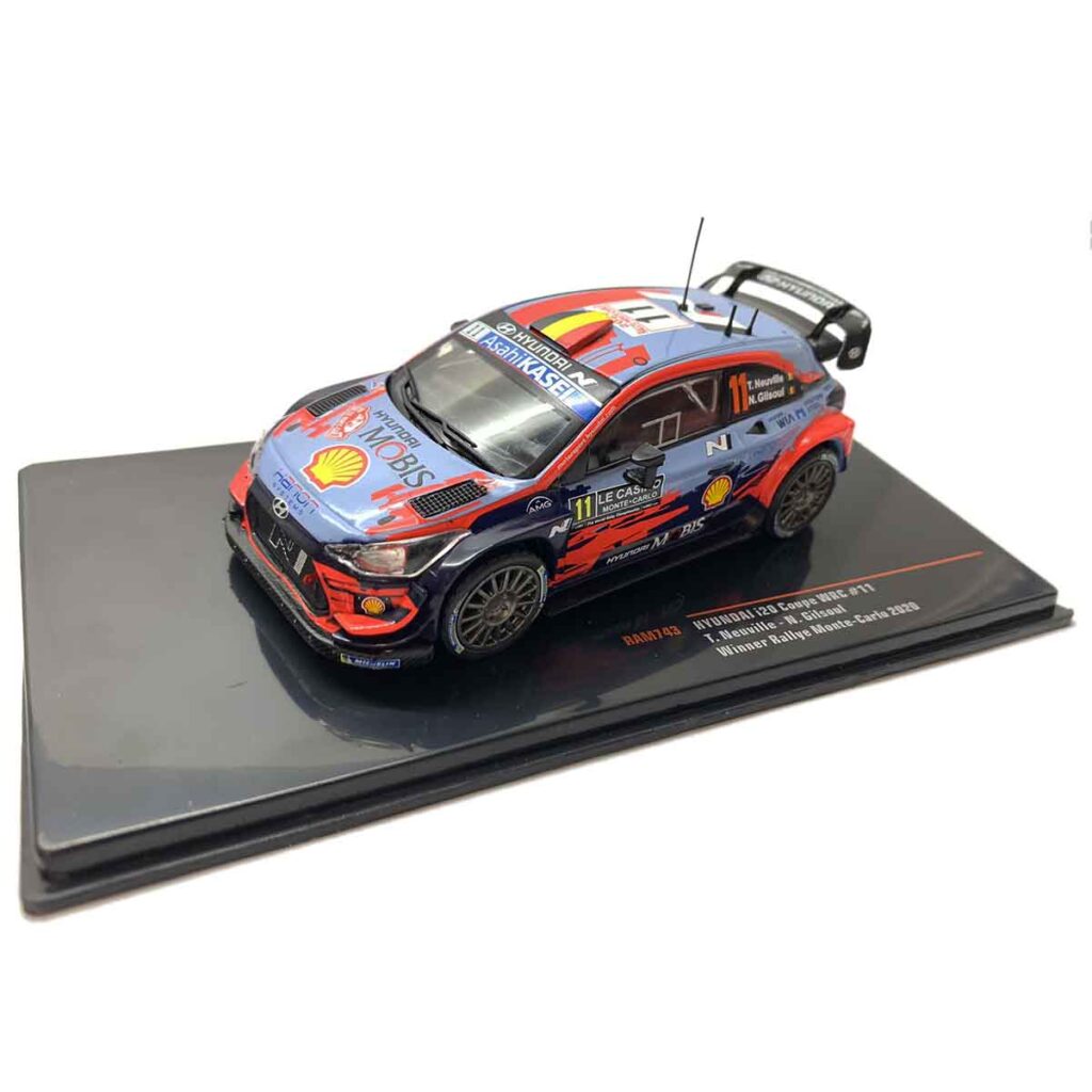 HYUNDAI I20 COUPE' WRC N.11 Winner RALLY MONTE CARLO T.Neuville-N ...