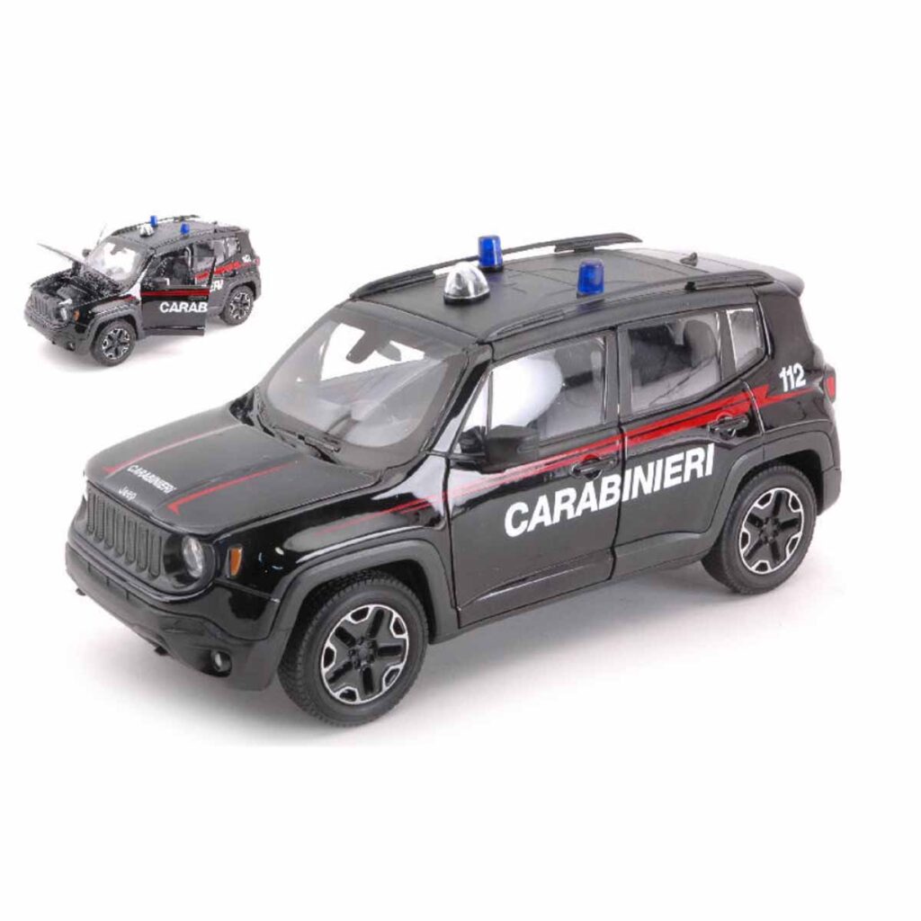 JEEP RENEGADE CARABINIERI 1:24 - WELLY cod.WE39313 - Maggiolinomodel.com